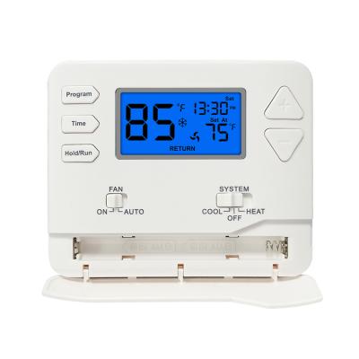China Riseem Cooling Electronic Room Thermostat with Display Size 2.08 Sq.in. 1344mm2 and 2H/2C Stages H/C -Conventional for sale