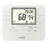 China SUUWER Anti-Flammable ABS PC 7 Day Programmable Heat Pump Thermostat for HVAC System for sale