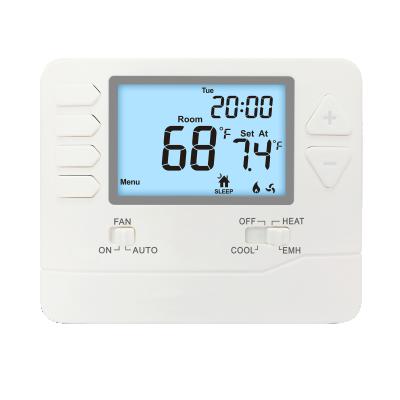China Suuwer Industrial Automation ABS Heat Pump Temperature Controller Air Conditioning Thermostat with 3.84 Sq.in. Display Size for sale