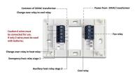 China Coiiwsei 5/1/1 Day Programmable Heat Pump Thermostat RTH725 for sale