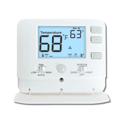 China Infrared Human Sensor Human Body Sensor Electronic Room Thermostat For Conventional Or Heat Pump for sale