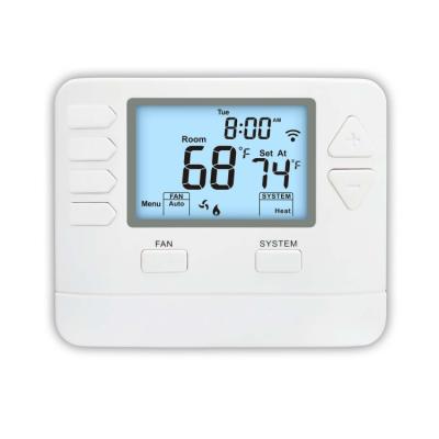 China Riseem 18-30 VAC NEC Class II 7 Day Programmable Thermostat for Smart Life and Alexa Compatibility for sale