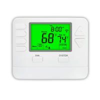 China Riseem Energy-Saving 7 Day Programmable Thermostat for HVAC System Mounts On Wall Or Junction Box 4.72