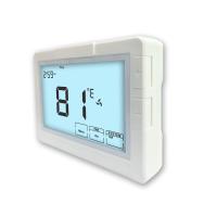 China Coiiwsei 24V White Battery Operated 4H/2C heat pump Programmable Air Conditioning Home Thermostat HVAC STN7355 for sale