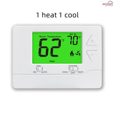 China 1H/1C Non Programmable Thermostat for Heat Pump without Auxiliary Or Emergency Heat for sale