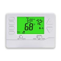 China Conventional Wired 7 Day Programmable Temperature Controller for 1H/1C Heat Pump without Auxiliary or Emergency Heat for sale