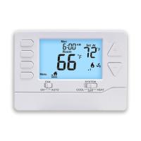 China RH Terminal Designations Electronic Room 7 Day HVAC Thermostat with 138mm W*98mm H*29mm D Physical Dimensions for sale