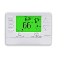 China Conventional Electronic Room Air Conditioner Thermostat for 2H/2C Heat Pump Without Auxiliary or Emergency Heat for sale