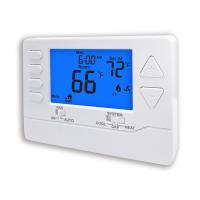 China HEAT/OFF/COOL 2 Heat 2 Cool Programmable Room Air Conditioning Thermostat 2*AA Alkaline Batteries Or 18-30 VAC NEC Class II Power Supply for sale