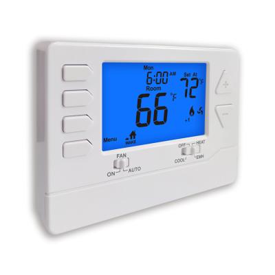 China Riseem 5.65 Sq.in. Display Size Hot Runner Heat Pump Thermostat Temperature Controller for Customizable Temperature Regulation in HVAC System for sale