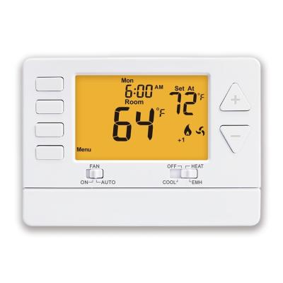 China STN3021 Heat Pump 24V HVAC Riseem Thermostat 5.65 Sq.in. Display Size 1.5 Amp Load Rating All Terminals Combined for sale