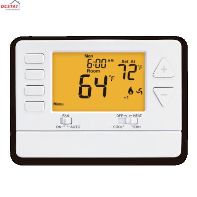 China White Electronic Heat Pump Room Thermostats for Temperature Control in Commercial Buildings for sale