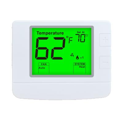 China Riseem HEAT Non Programmable Multi Stage Thermostat with Green Backlight and NTC Sensor for sale
