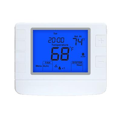 China Riseem 24V Wall/Junction Box Mountable 2H/1C Heat Pump Thermostat with Auxiliary/Emergency Heat 4.72