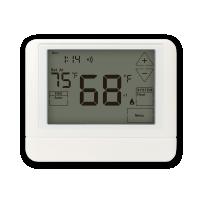 China 24V White Color LCD Digital 2 Heat 1 Cool Electronic Air Conditioner Room Heat Pump Thermostat STN855WHD for sale
