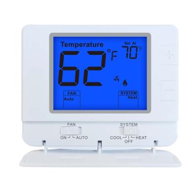 China Riseem Compact Wired Non-Programmable Simple 24V Thermostat For Temperature Ranges 32°F 99°F 0°C 40°C Space-Saving Design for sale