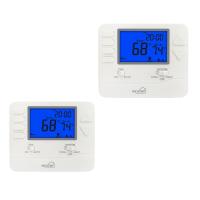 China Display Size 384 Sqin Intelligent Temperature Controller Room 24V Thermostats Featuring Temperature Ranges 32°F to 99°F 0°C to 40°C for Climate Control for sale