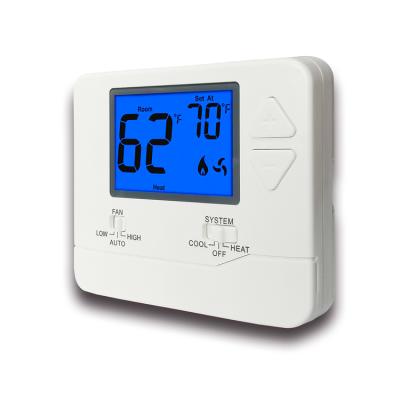 China Riseem 24V PTAC Units Wired Non Programmable Thermostat Compatible With 2H1C Heat Pump Without Auxiliary Or Emergency Heat Ensuring HVAC Operation for sale