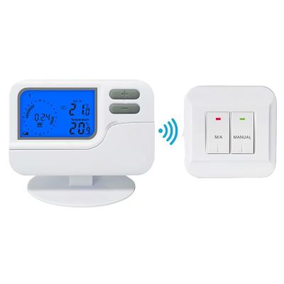 China 230V RF Thermostat Programmable Thermostat Durable Anti-flammable PC ABS Housing Designed for HVAC System Integration for sale