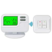 China Thermostat 2x AAA 15V Lithium Battery Wireless Room Thermostat 230V RF Thermostat Suitable Conventional Or Boilers Heating Control for sale