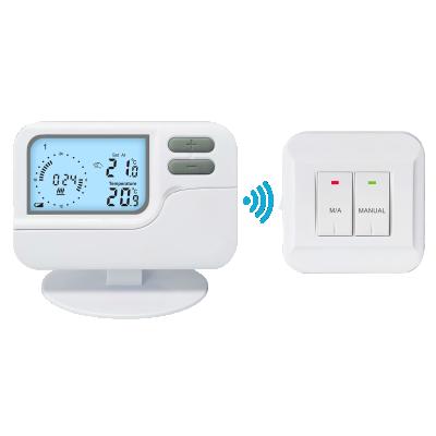China 230V RF Programmable Thermostat Wireless 7 Day Smart Thermostat Temperature Control Platform Designed for Climate Management and Remote Monitoring for sale