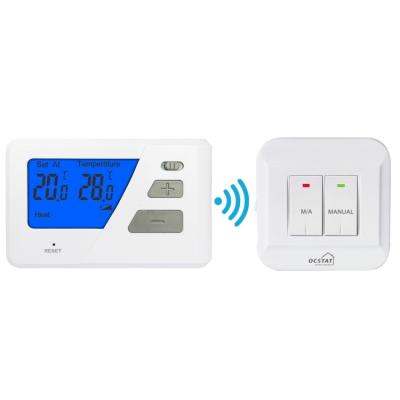 China Receiver 230VAC 50HZ Wireless Room Thermostat Designed for Boilers Low Standby Current 20uA Room Temperature Management for sale