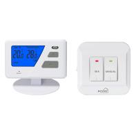 China 230V RF Thermostat Wireless Room Non-programmable Thermostat Featuring Standby Current 20uA and Transmission Distance Approx 50m Suitable for HVAC Control Systems for sale