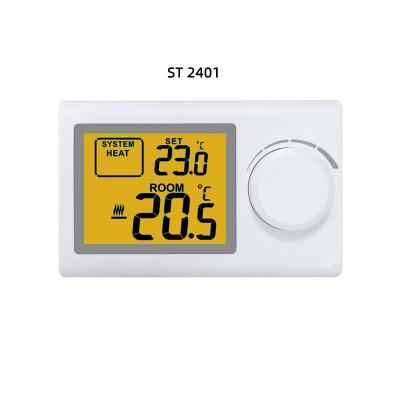 China DC 2x AAA 1.5V Alkaline Battery Powered Boiler Room Thermostat Heat Cool Switch Temperature Control Ensuring Boiler Operation for sale