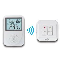 China Anti-Flammable PC ABS Programmable Thermostat Wireless Operating Frequency 868MHZ Temperature Controller Suitable For Commercial HVAC for sale