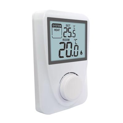 China Load Rating 6 2A Boiler Room Thermostat Switchable Voltage 250 V AC 50 Hz Display Temperature Range 3°C 37°C in 0.1°C Increments for sale