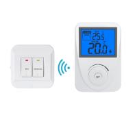 China Conventional Or Boilers Wireless Room Non-programmable Heating Thermostat Featuring Standby Current Lighting Current Below 3mA and Compact Receiver Dimensions 86 X 86 X 26 Mm for sale