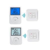 China Boilers Heating Wireless Room Thermostat Non-programmable Offering Transmission Distance Approx 50m in Open Terrain Designed for Heating System Control for sale