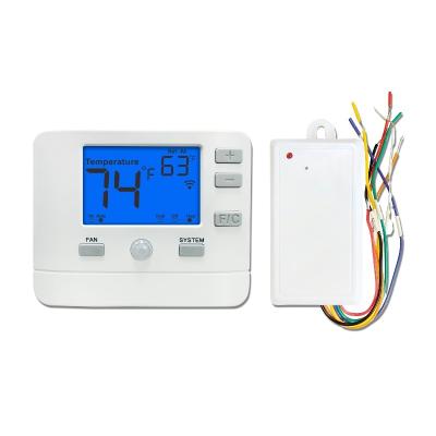 China Low Fan Operation Mode HVAC Temperature Controller Featuring PTAC Wireless Thermostat Power Supply 18 30 VAC NEC Class II for Temperature Management for sale
