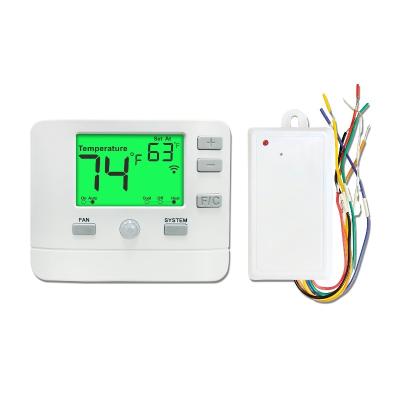 China Heat Mode HVAC Thermostat Featuring Configurable Electric Or Gas Boiler Operation Powered by 24VAC Or Battery Suitable for Industrial for sale