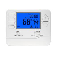 China Physical Dimensions 472 W X 385 H X 106 D 7 Day Programmable Thermostat Featuring System Operation Mode OFF and 2H 2C Stages H C Conventional for HVAC Systems for sale