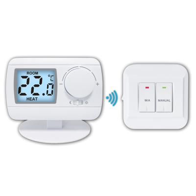 China Non Programmable RF Wireless Heating Thermostat Control Component Designed for Industrial Heating and Cooling Systems for sale