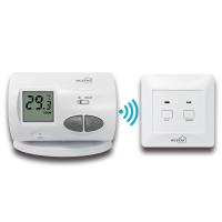 China Abs non-programmable HVAC boiler heating wireless thermostat for sale