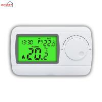 China Blue Backlight Boiler Room Non-programmable Thermostat with Heat OFF Switch and Temperature Adjustment 5 To 35 Degrees Celsius in 0.5 Degree Steps for sale
