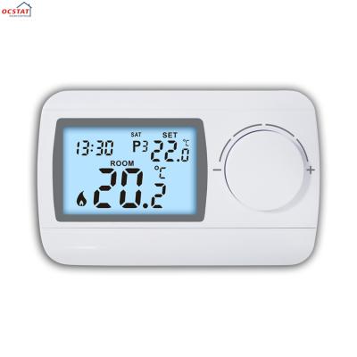 China 230V 7 Day Boiler Room wired Thermostat Providing Accurate Temperature Monitoring And Control To Support Boiler Room Heating And Energy Savings for sale