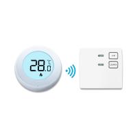 China Non-Programmable Digital RF 868Mhz Thermostat Controller Offering 6W Power Consumption Ideal for Automated Heating and Cooling Systems for sale