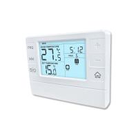 China 7 Day Programming Boiler Room Thermostat Offering Display Temperature Range 0 To 40°C and Adjustable Temperature Range 5 To 35°C for Heating Management for sale