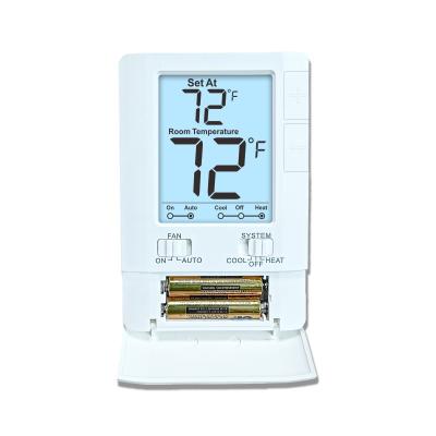 China 24V Air Conditioning Single Stage Wired Room Thermostat Featuring System Operation Mode OFF And Physical Dimensions 86mm W 125mm H 27mm D Suitable For HVAC Systems for sale