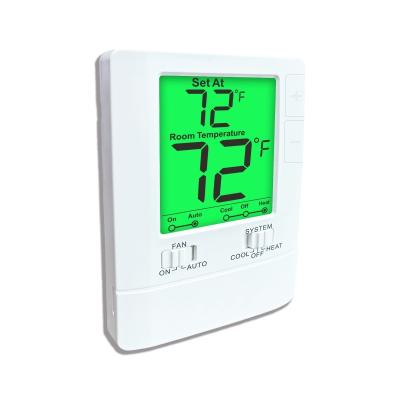 China Fan Operation Mode ON Wired Temperature Controller Simple Thermostat Featuring Physical Dimensions 86mm W 125mm H 27mm D For Automation And Temperature Stability for sale