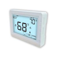 China Stages H C Conventional 1H 1C Electronic Room Programmable 7 Day Thermostat With White Blue Green Backlight Color And Temperature Control Ranges 44°F To 90°F 7°C To 32°C for sale