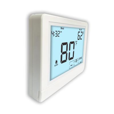 China RH Terminal Designations Electronic Room 7 Day Heating Thermostat Powered By 2 AAA Alkaline Batteries Or 18 30 VAC NEC Class II Suitable For HVAC Systems for sale