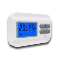 China System Operation Mode OFF Electronic Room Boiler Thermostats Adjustable Temperature Range 5°C to 32°C in 0.5°C Increments Temperature Control Solution for sale