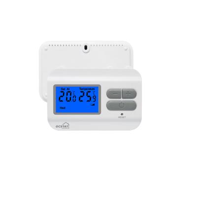 China 2xAAA Size Lithium Battery-operated Adjustable Electronic Heating Non-programmable LCD Thermostat for Boilers OEM ODM tailored for foodservice providers and commercial chefs for sale