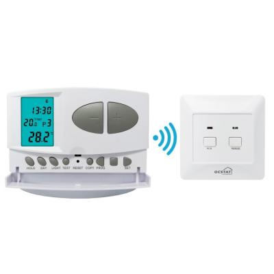 China Conventional Or Boilers Wireless 7 Day Room Thermostat Featuring Compact 86 X 86 X 26 Mm Receiver Dimensions And 6W Power Consumption for sale