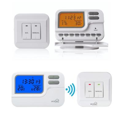 China Temperature Ranges 0°C To 35°C In 0.1°C Increments Boiler Heating RF 7 Day Thermostat Featuring LCD Display Ideal For Energy Management Systems for sale