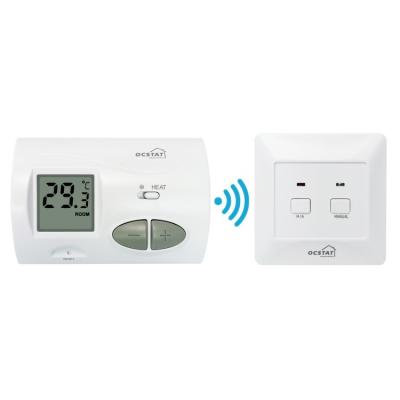 China Conventional Or Boilers Non-programmable RF Heating Thermostat Featuring LCD Display Ideal for and Consistent Temperature Control in HVAC Applications for sale